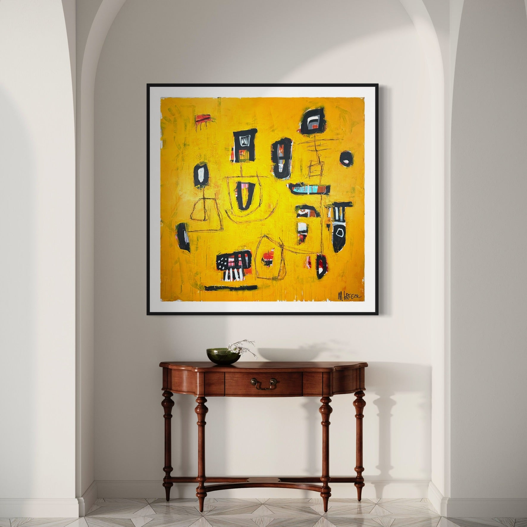 Abstract Artist Martin Breeze
