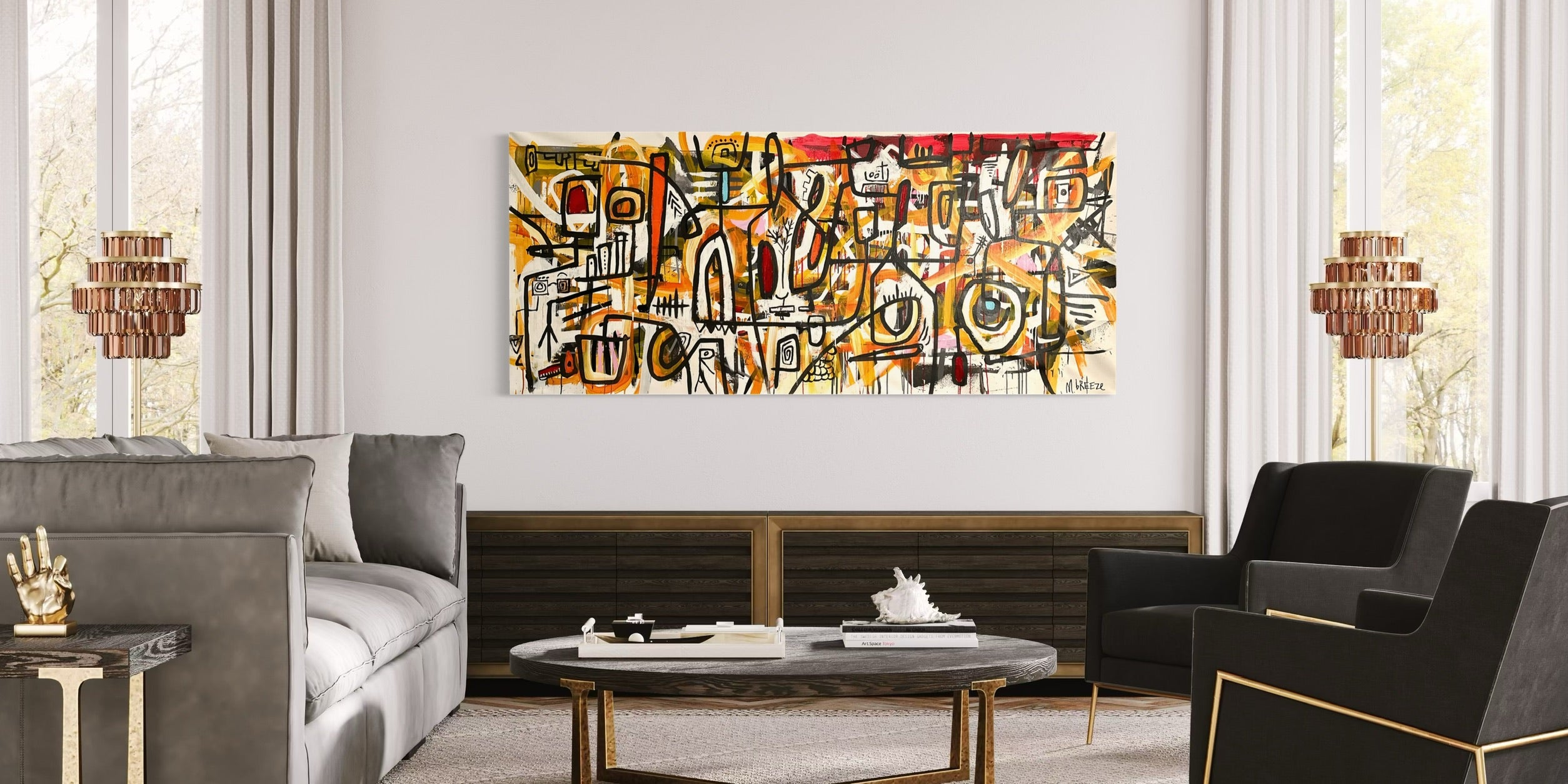 Abstract Artist Martin Breeze