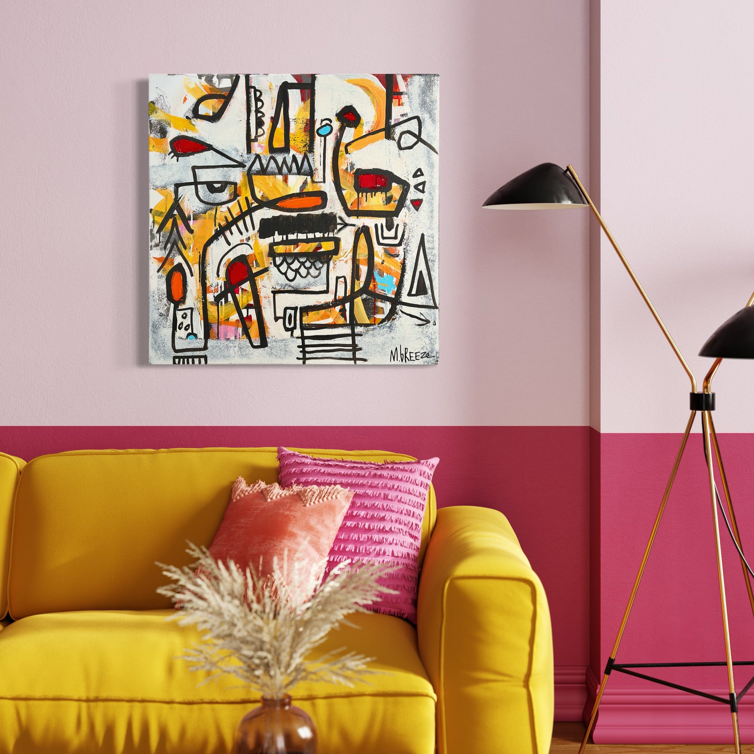 Abstract Artist Martin Breeze