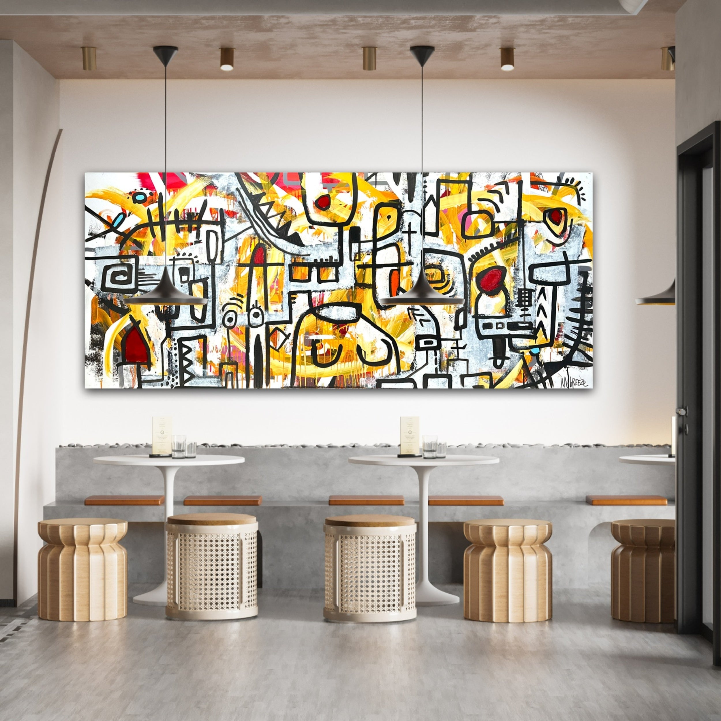 Abstract Artist Martin Breeze