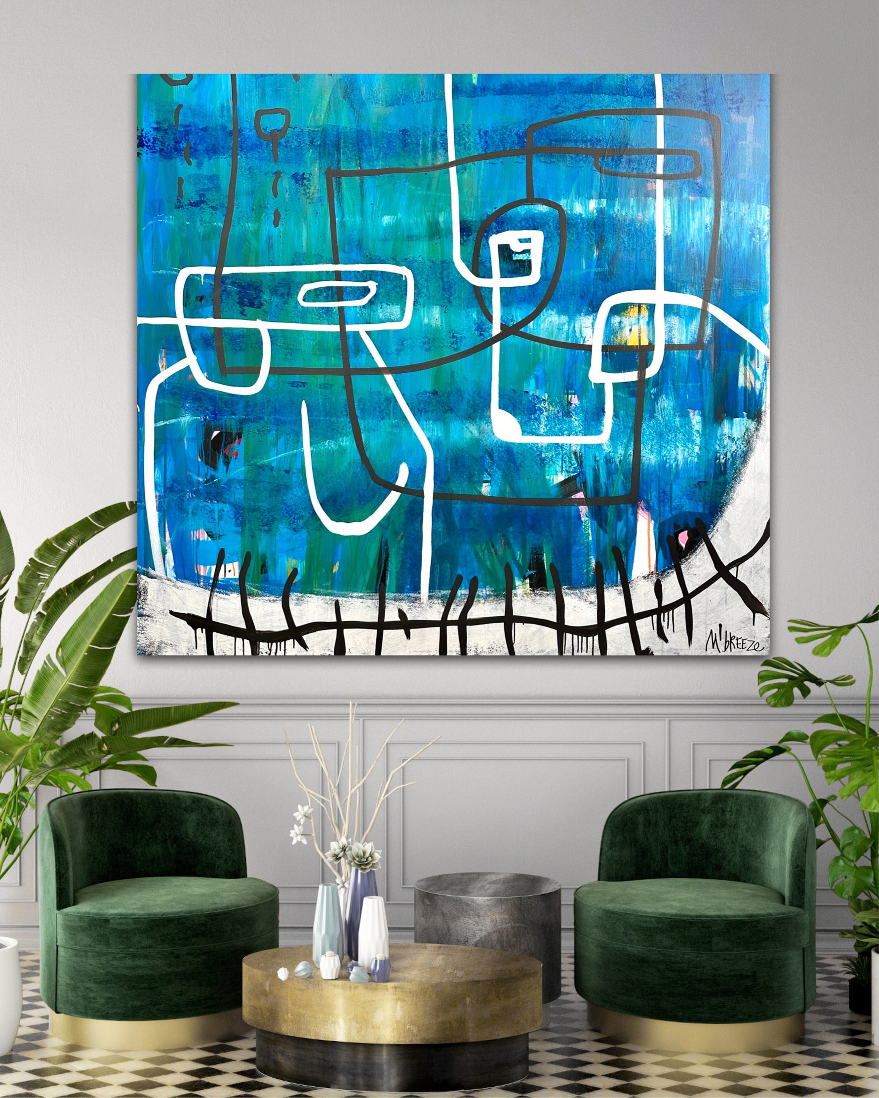Abstract Artist Martin Breeze